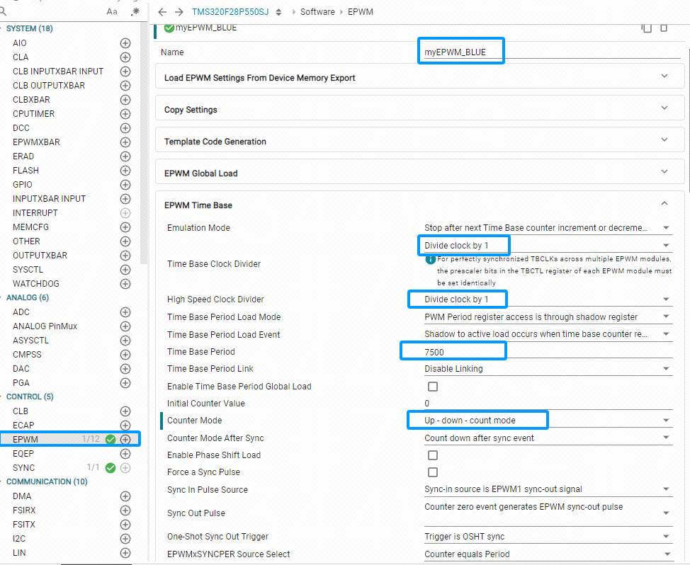C2000基础-EPWM介绍及使用_1.24.2sysconfig+epwm配置-CSDN博客