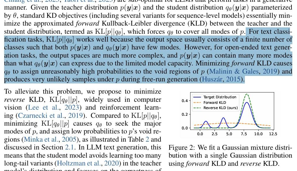 大语言模型的知识蒸馏（KD）应该用Reverse KL？_forward kl-CSDN博客