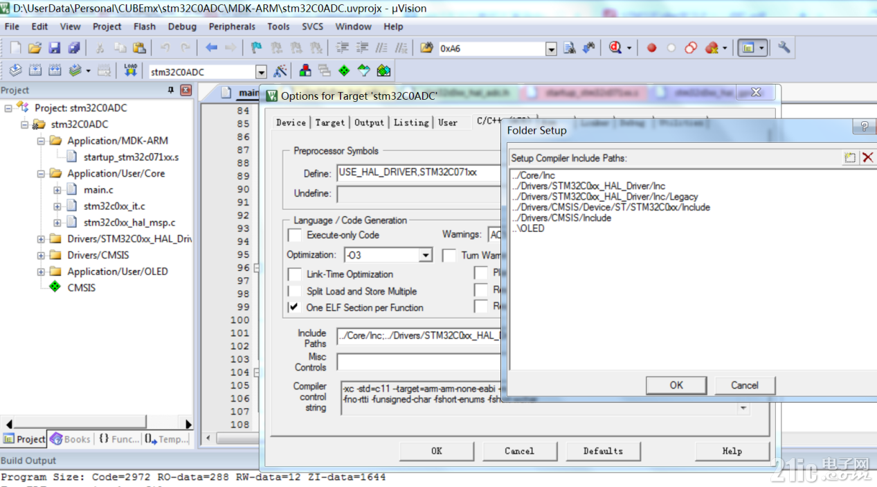【STM32C092RC 测评】+oled与UART输出_oled uart-CSDN博客