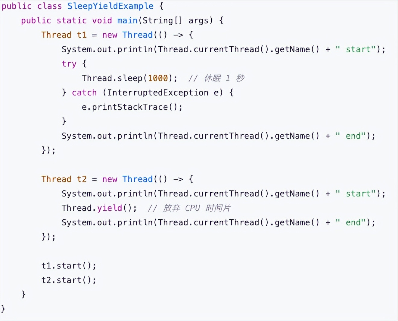 Java 高级面试技巧：yield() 与 sleep() 方法的使用场景和区别-CSDN博客