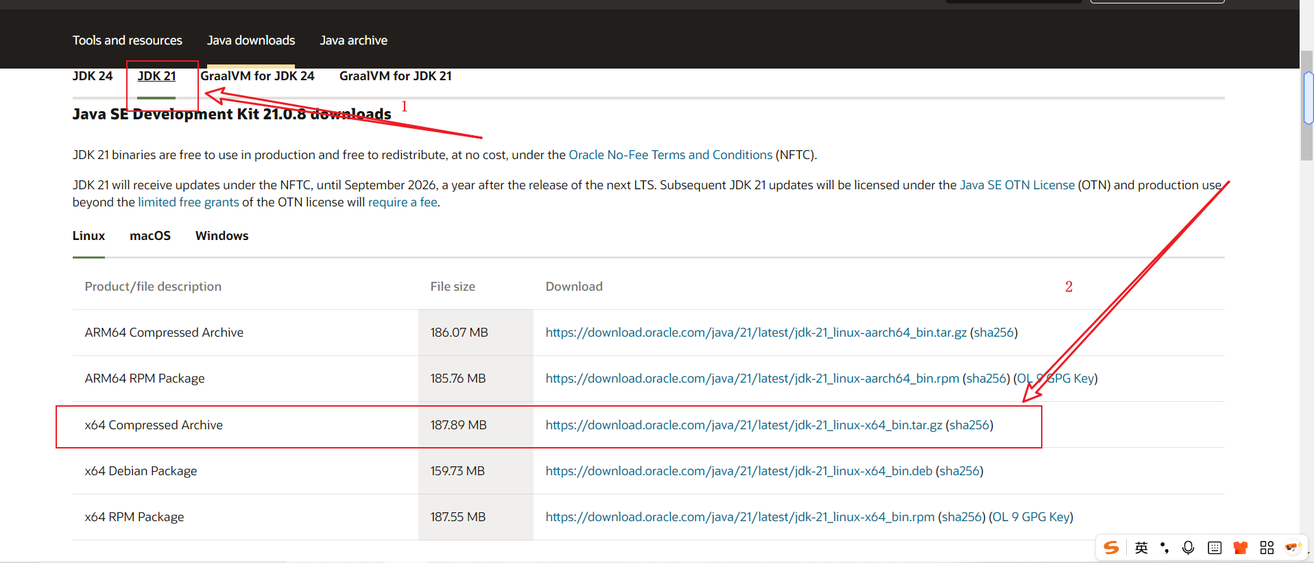 在Linux系统下安装JDK21(保姆级别）_linux 安装jdk21-CSDN博客