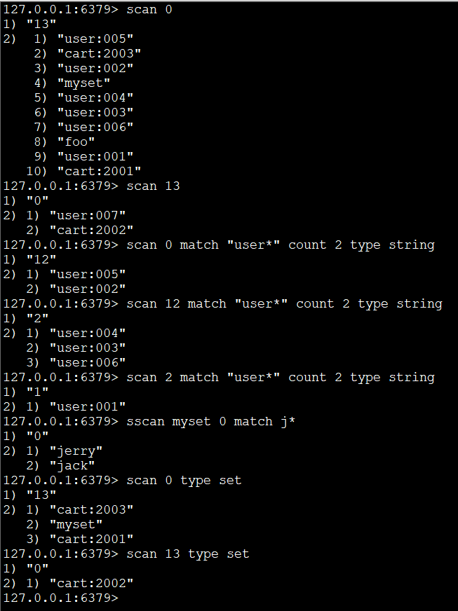 Redis SCAN命令_redis scan命令用法-CSDN博客
