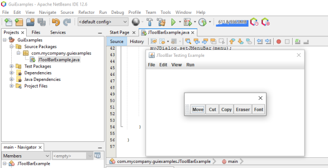 JToolBar in Java with Example using NetBeans-CSDN博客