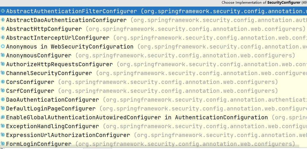 深入理解SecurityConfigurer_websecurityconfigureradapter-CSDN博客