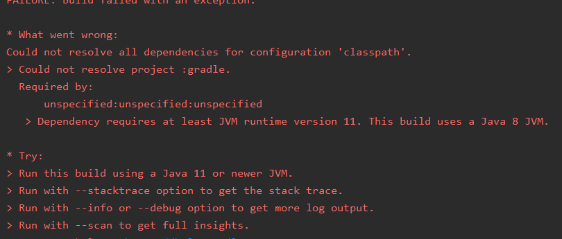Flutter开发实际安装的jdk版本没问题还是提示版本不对at Least Jvm Runtime Version 11 This Build Uses A Java 8 Jvm Csdn博客