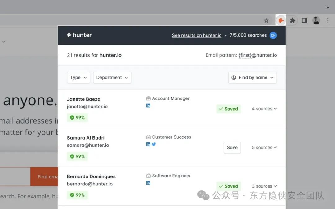 隐侠必备网安利器之 Chrome 扩展（信息搜集篇・一）大揭秘，不可错过！_hunter email finder-CSDN博客