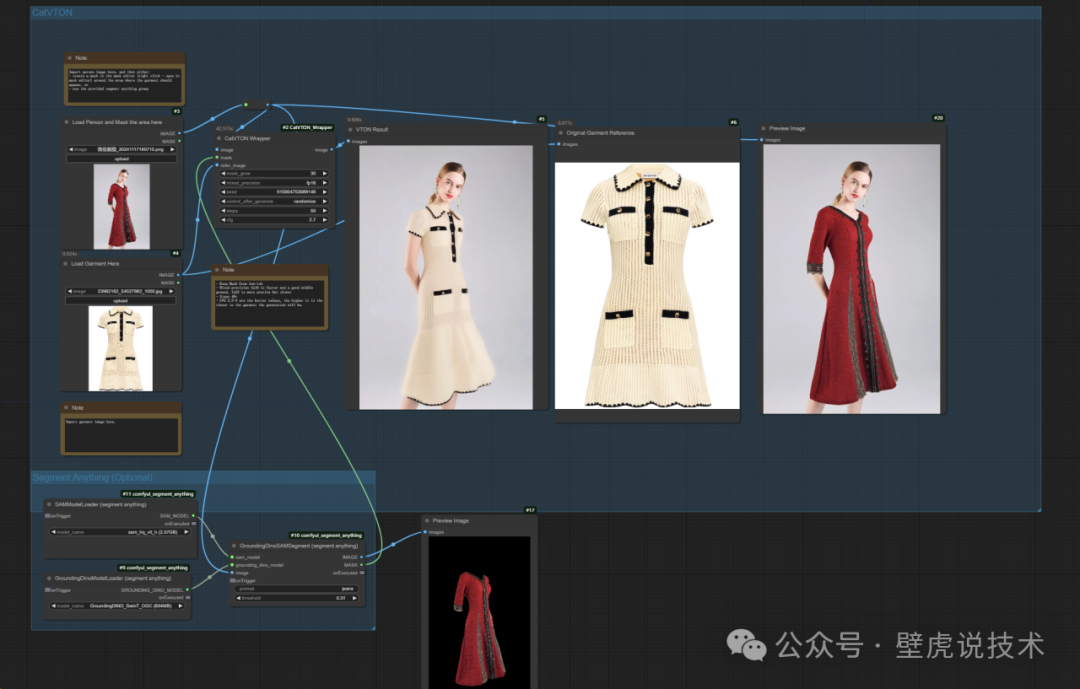 【comfyui换装教程】电商人必备工具CatVTON！AI一键换装，实现自由DIY穿搭！_catvton wrapper-CSDN博客