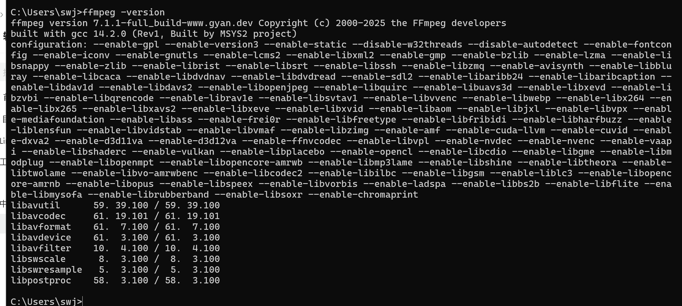 FFmpeg安装配置全攻略（windows）_windows安装ffmpeg-CSDN博客