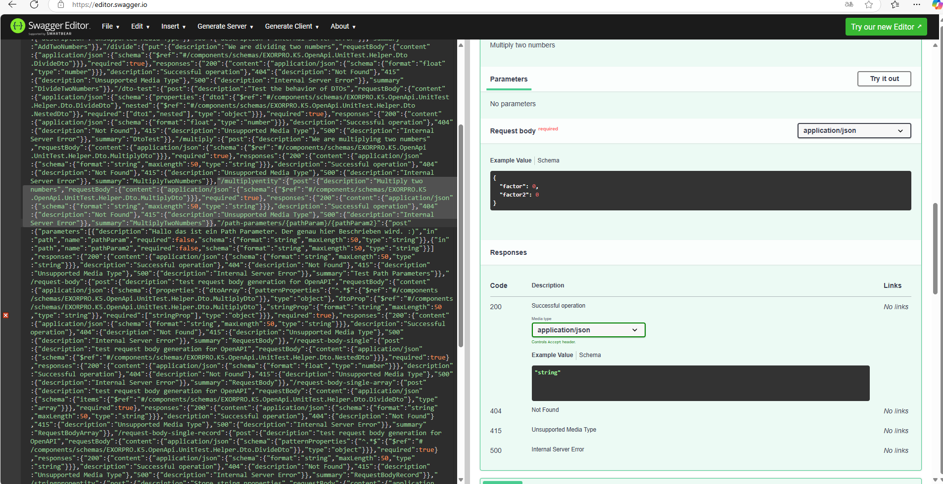 Swagger OpenAPI Schema 为空时 Example Value 显示 "string" 的原因及解决方案-CSDN博客