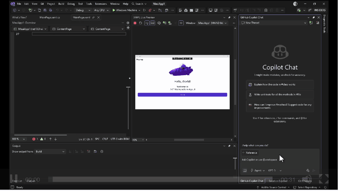 【译】Visual Studio 中针对 .NET MAUI 的 XAML 实时预览功能的增强-CSDN博客