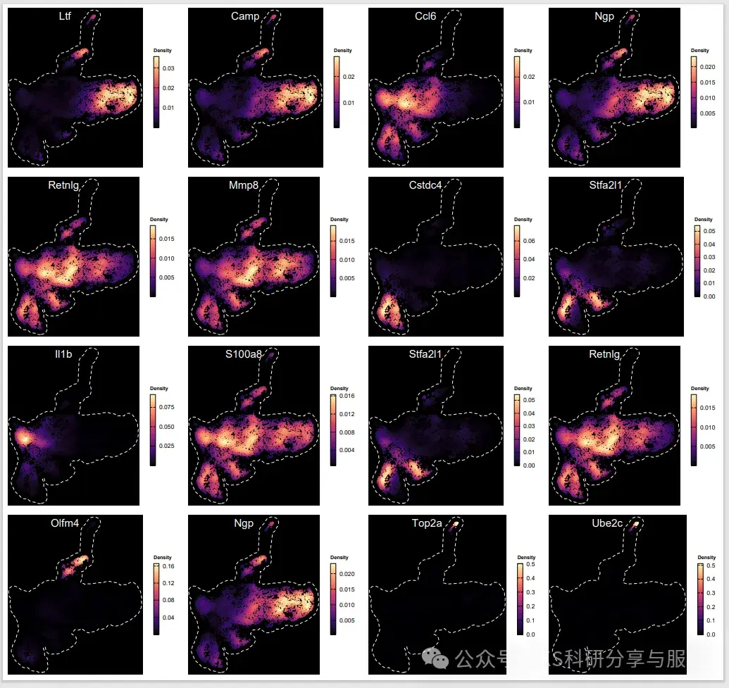 单细胞marker基因表达密度图-(还有一个包装函数）_nebulosa单细胞-CSDN博客