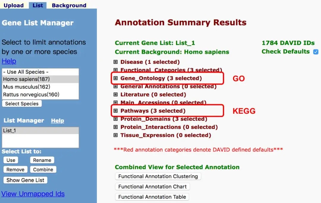 DAVID如何进行GO/KEGG功能富集分析？_goterm bp fat-CSDN博客