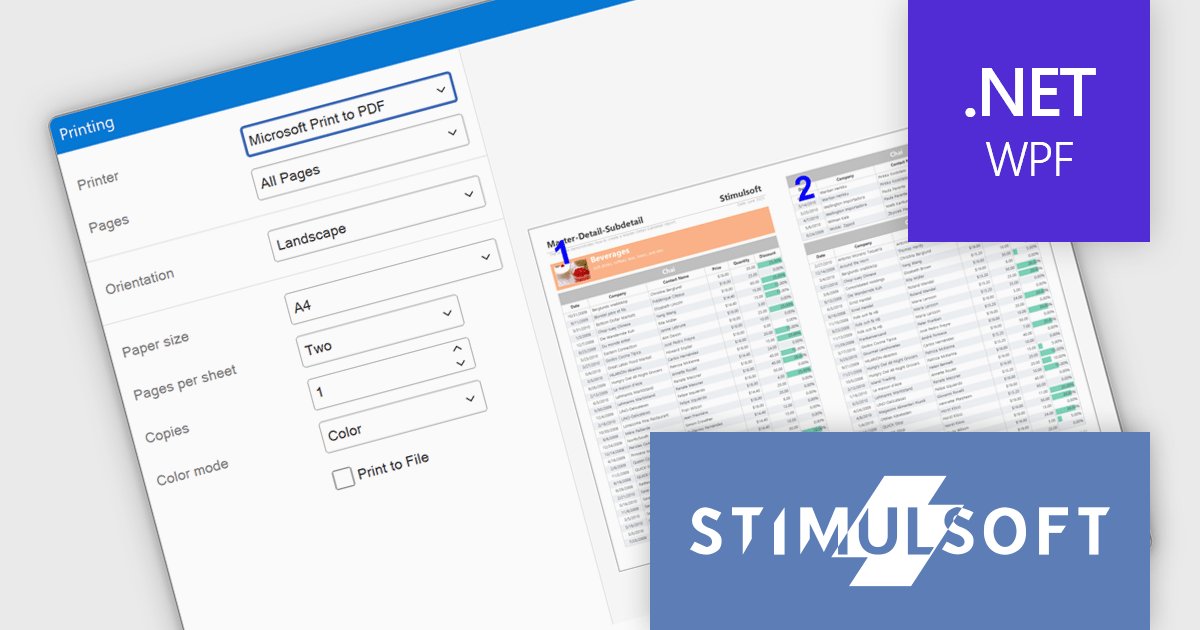 Stimulsoft Reports.WPF-通过可自定义的预览改进报告打印_wpf 报表打印-CSDN博客