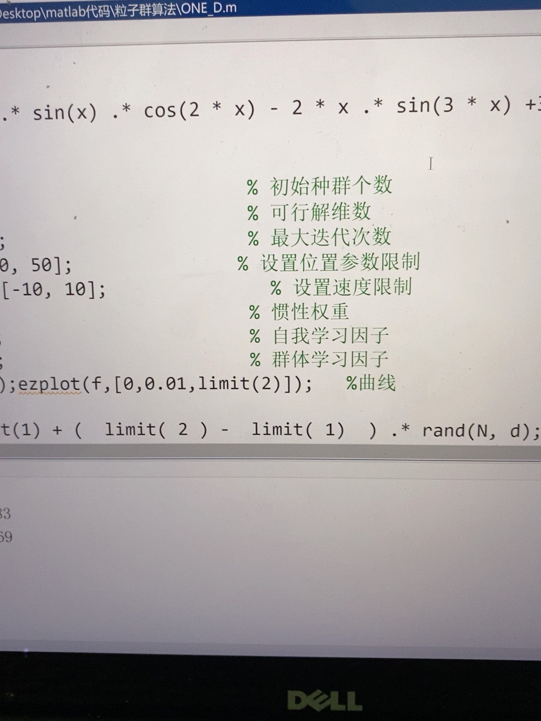 粒子群算法在一维与二维信号处理中的Matlab实现-CSDN博客