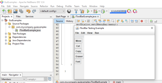 JToolBar in Java with Example using NetBeans-CSDN博客