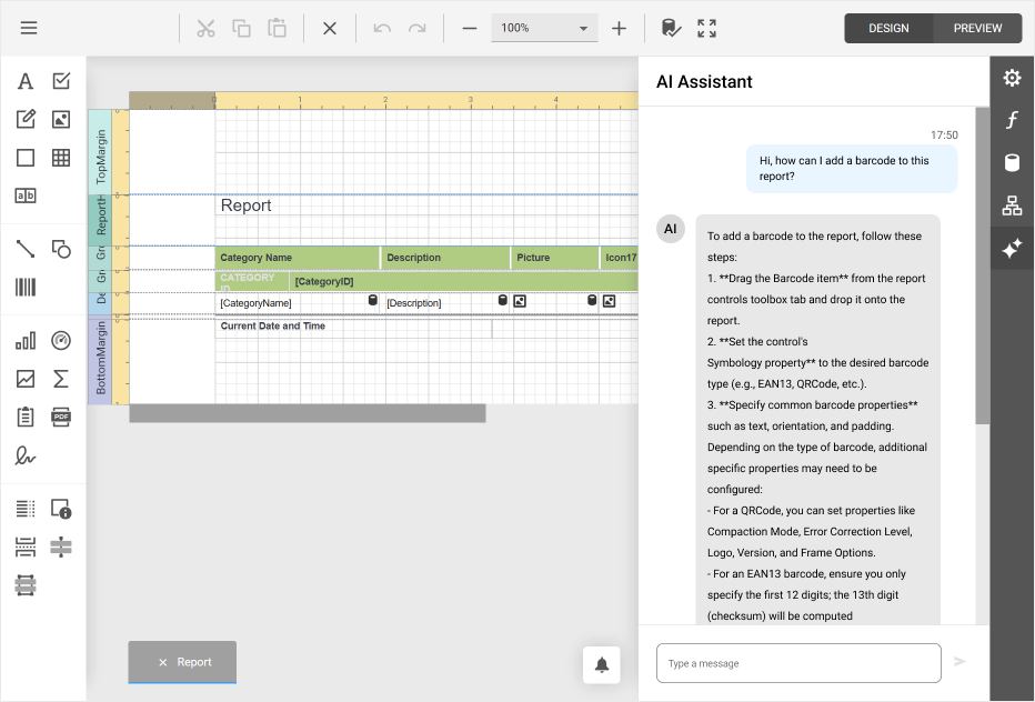 界面控件DevExpress JS & ASP.NET Core v24.2新版亮点 - 集成AI_devexpress的report designer 文本自适应-CSDN博客