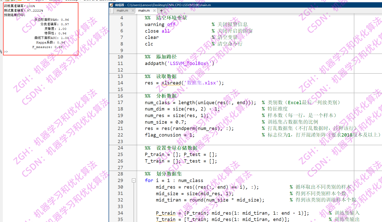 [原创]Matlab 基于CNN-CPO-LSSVM多特征分类预测 （多输入单输出）_cnn-lssvm-CSDN博客