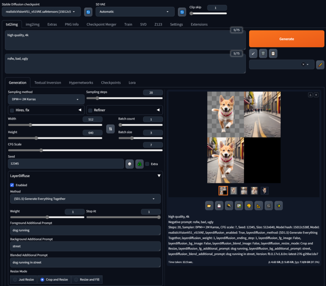 AI绘画Stable Diffusion直接生成透明背景图！layer diffusion插件开启AI绘画图层时代_layerdiffusion-CSDN博客