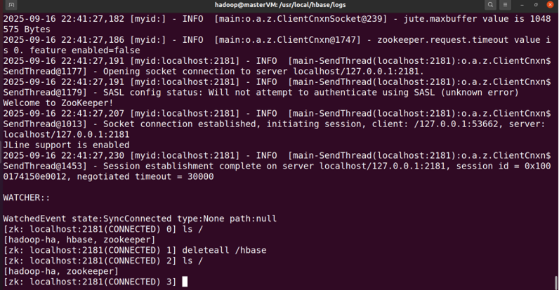 Ubuntu上HBase从单HMaster节点改进为HBaseHA搭建过程-CSDN博客