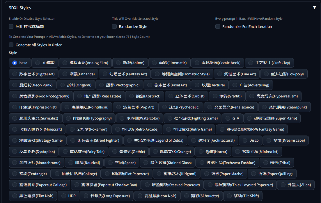 【Stable Diffusion】一键切换不同画风，SDXL Styles汉化版插件-CSDN博客