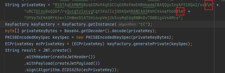 【鸿蒙游戏技术分享】华为鸿蒙使用应用内支付秘钥生成JWT时返回 Illegal base64 character a_java.lang.illegalargumentexception ...