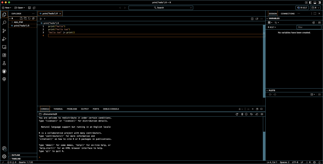 Positron学习记（一）_管道符 positron 快捷键-CSDN博客