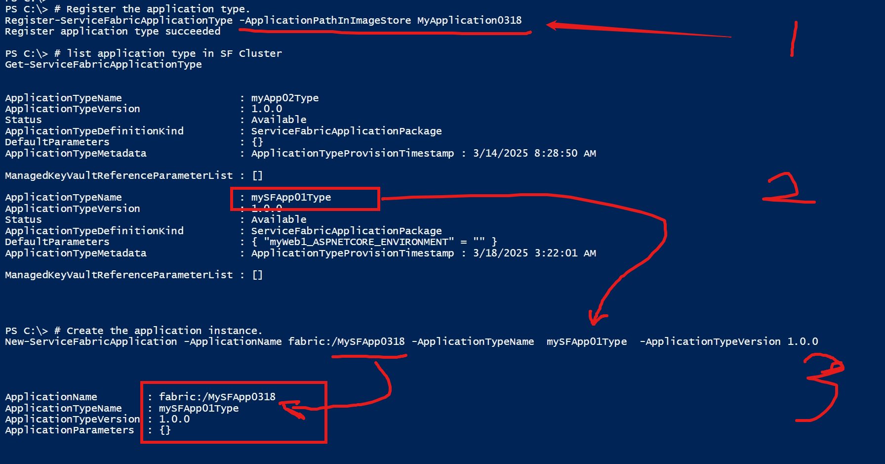 【Azure Fabric Service】演示使用PowerShell命令部署SF应用程序(.NET)-CSDN博客