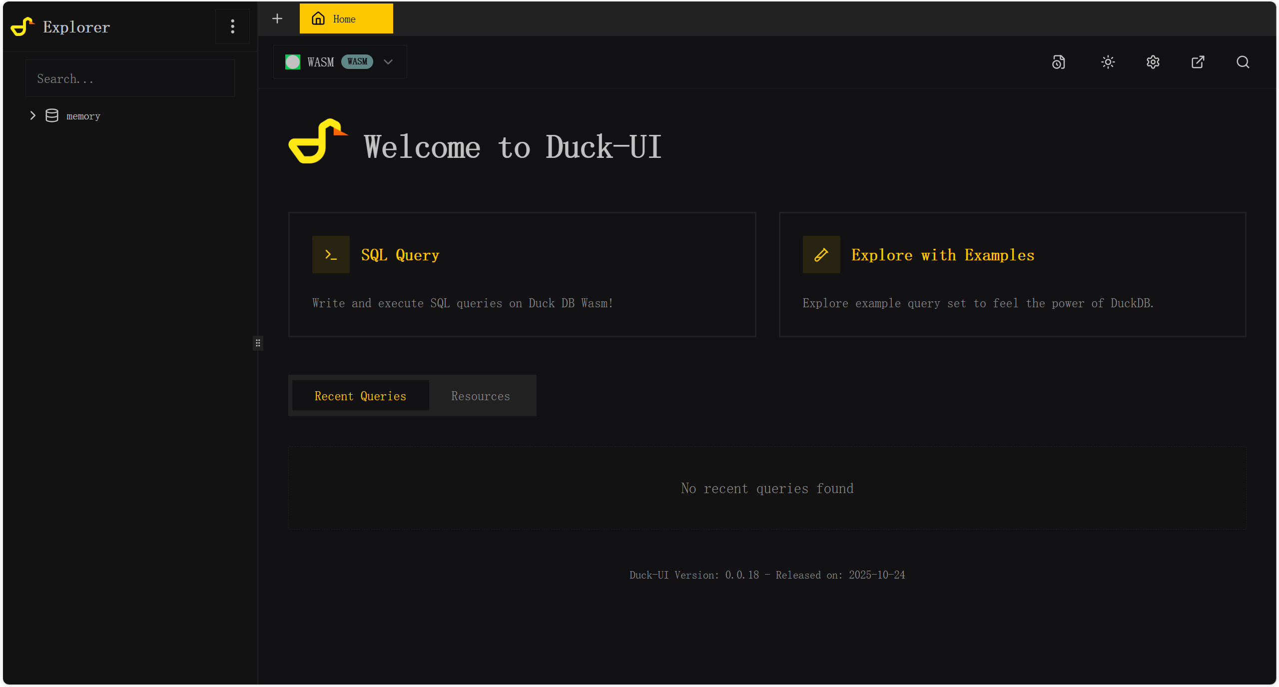 Duck-UI：一款基于浏览器的DuckDB开发工具-CSDN博客