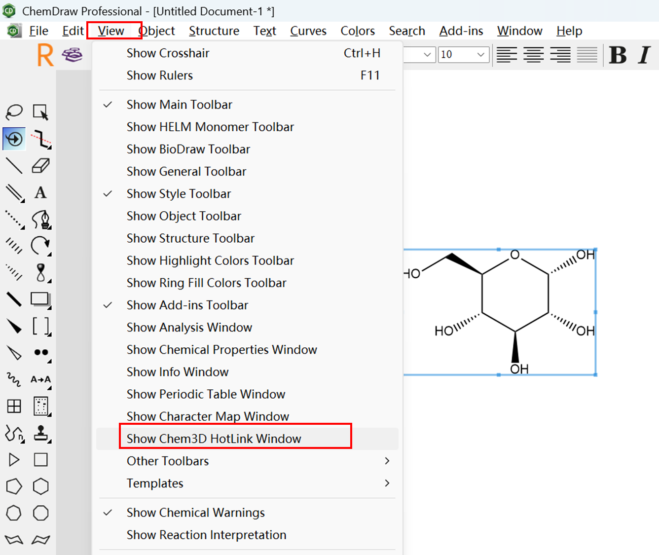 Chemdraw绘制3D结构、球棍模型、美化和导出图形_chemdraw在线使用-CSDN博客