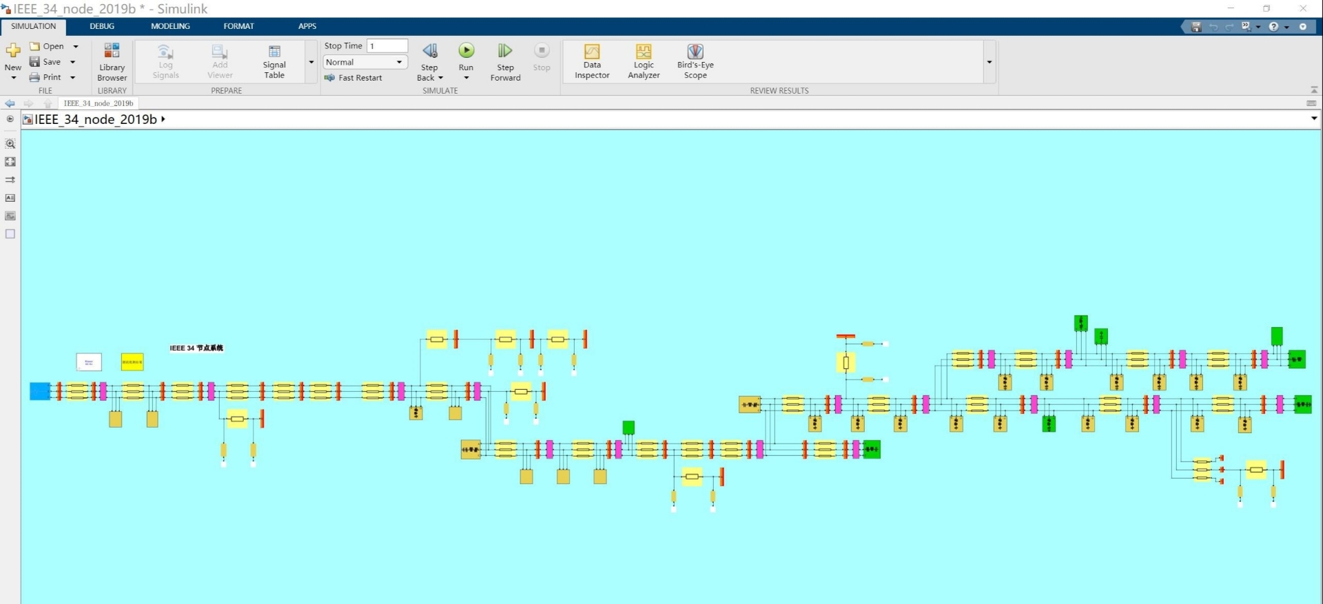 IEEE 34 Bus节点系统仿真：Matlab/Simulink搭建与拓展_ieee34节点图-CSDN博客