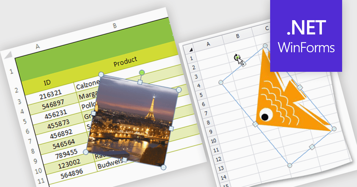 通过图像集成丰富电子表格数据-Spread.NET WinForms_mindfusion.spreadsheet-CSDN博客