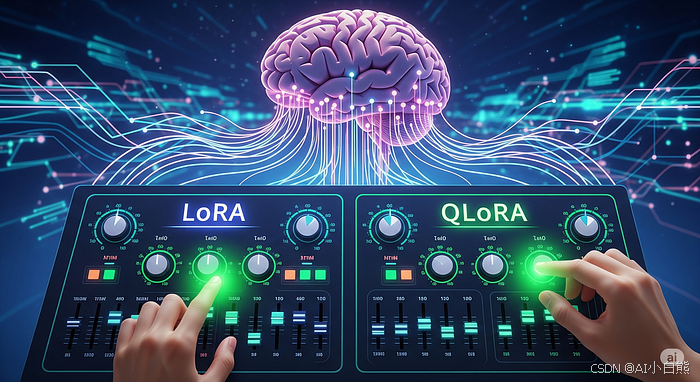 大模型微调利器——LoRA/QLoRA 超参数全解析：最优配置策略与完整微调实践指南_人工智能_和老莫一起学AI-北京朝阳AI社区