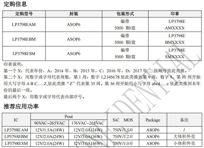 LP3798EAM/LP3798EBM/LP3798ESM原边控制SiC恒压恒流芯片（24W/36W）-CSDN博客