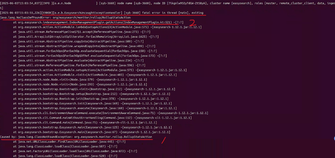 部署 Easysearch 出现 fatal error in thread [main], exiting ，怎么解决？-CSDN博客