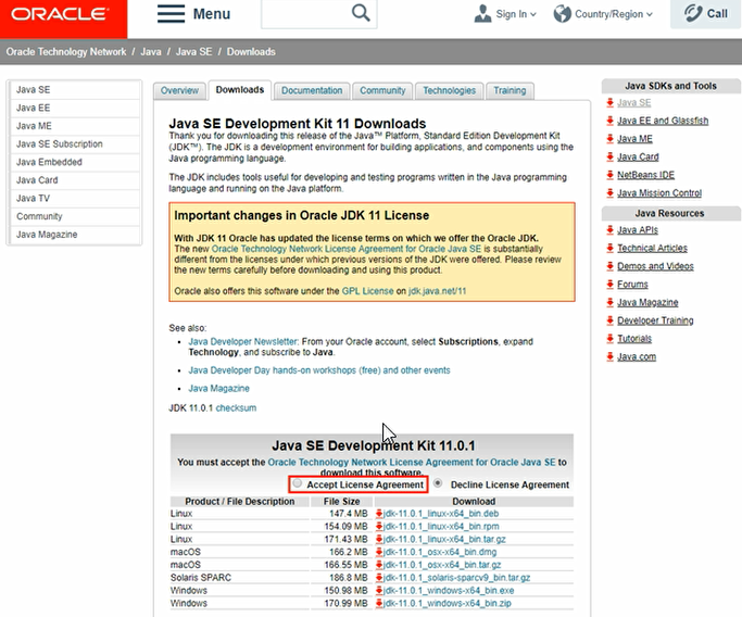 Java JDK11的下载和安装详解教程_java jdk11下载-CSDN博客