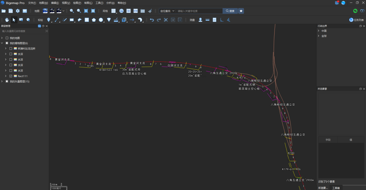 CAD设计图导入BigemapPro及dwg和kml/shp格式互转_bigemap导入dwg-CSDN博客