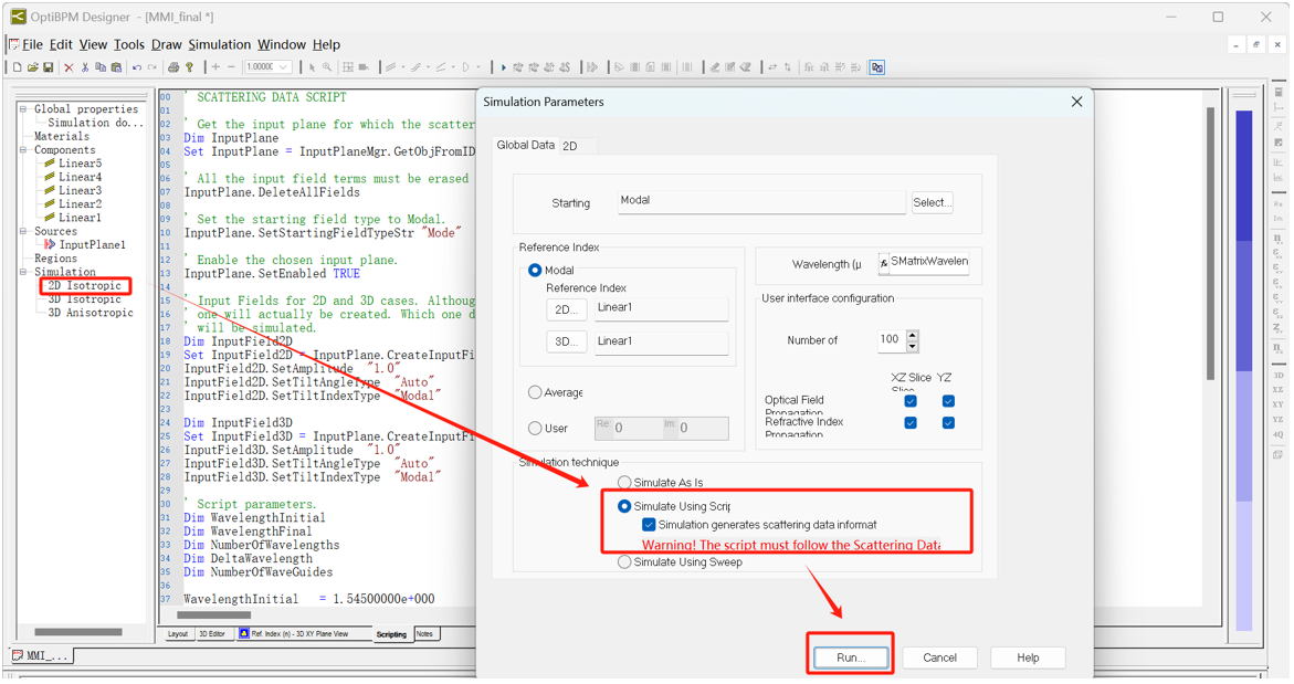 OptiSystem与OptiBPM的联合使用：MMI耦合器性能评估_optibpm教程-CSDN博客