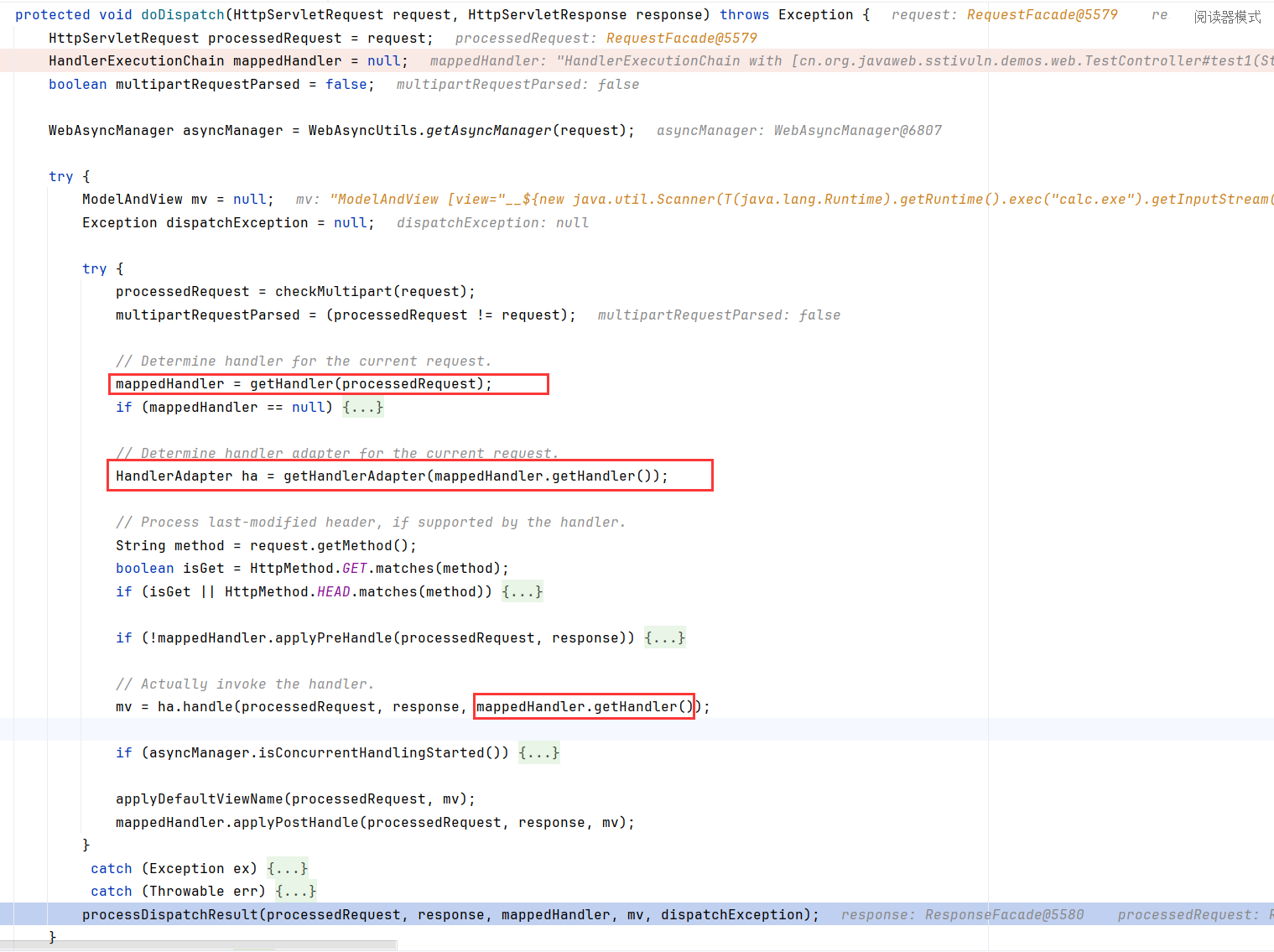 Spring DispatcherServlet.doDispatch详细分析-CSDN博客
