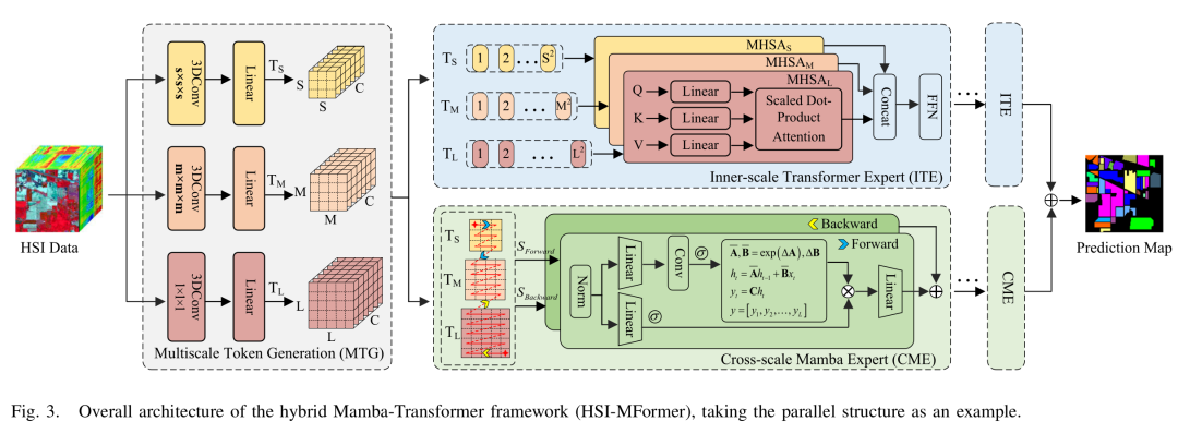 TGRS 2025 | 融合Mamba与 Transformer！HSI-MFormer：图像分类的多尺度建模新框架-CSDN博客