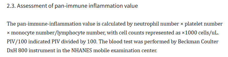 最新！NHANES Online平台可直接分析的炎症负荷类指标：AISI、IBI、PIV-CSDN博客