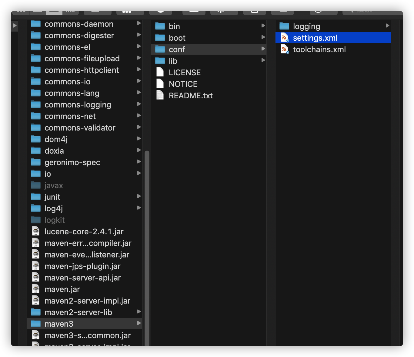Mac上 idea 默认maven setting.xml文件路径_mac idea maven setting.xml-CSDN博客