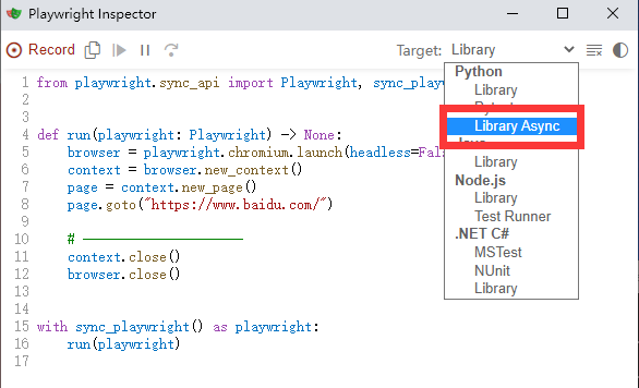 Python+Playwright自动化测试-录制生成脚本_playwright录制脚本-CSDN博客