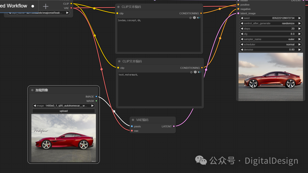 Comfy UI 超基础介绍——轻松搭建文生图、图生图的工作流_如何把comfyui sdxl 文生图工作流-CSDN博客
