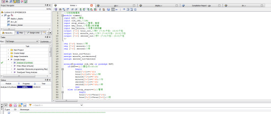 数字计时器设计Verilog代码Quartus仿真_quartus软件实现动态显示verilog代码-CSDN博客