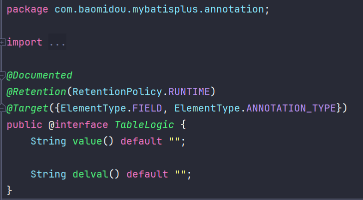 MyBatis-Plus 常用注解_mybatisplus 注解-CSDN博客