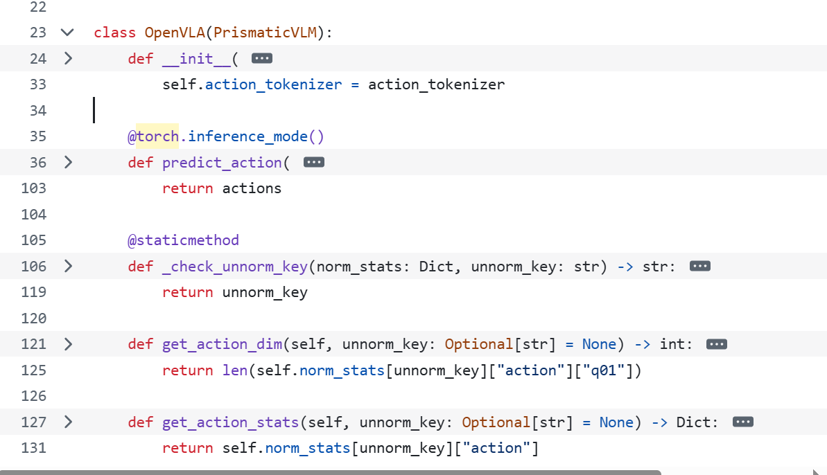 每日代码解读专栏：OpenVLA（Action）部分的解读_openvla分词箱-CSDN博客