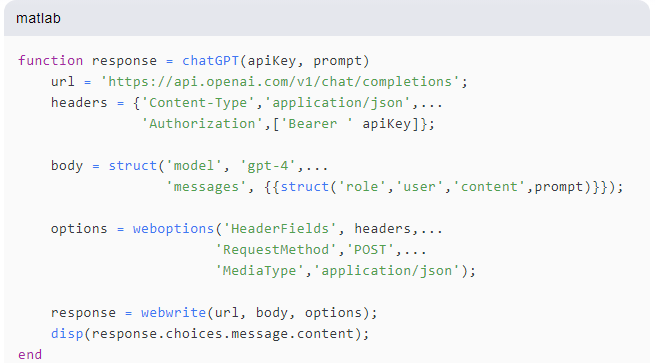当MATLAB遇上AI大模型：手把手教你接入ChatGPT/DeepSeek_matlab接入deepseek-CSDN博客