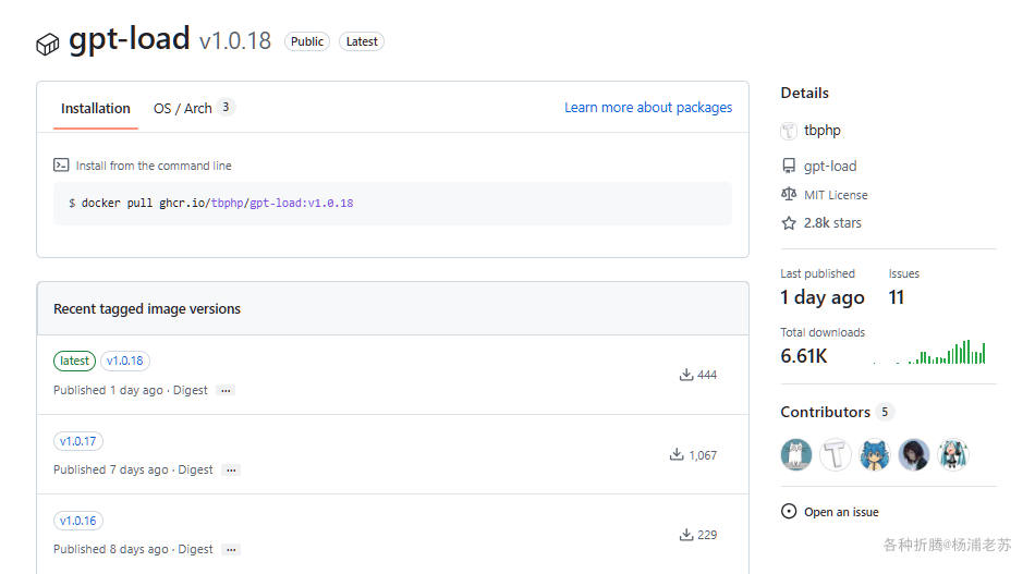 高性能AI接口透明代理服务GPT-Load_gpt load-CSDN博客