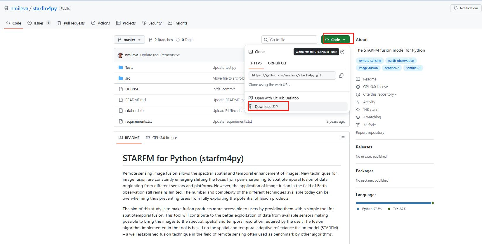 手把手教程：经典STARFM时空重建模型的使用——starfm4py使用教程-CSDN博客